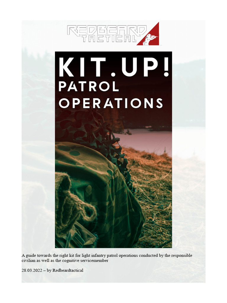 Kit Up Vol1 PatrolOperations | PDF | Reconnaissance | Compass