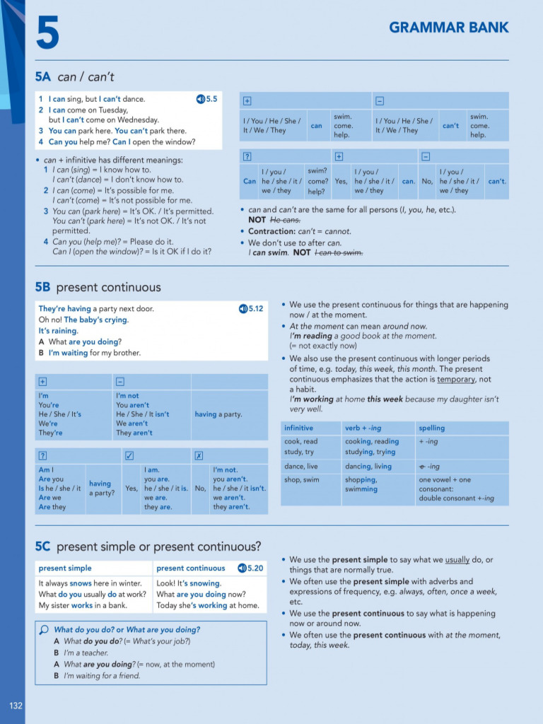 Present Continuous | PDF | Linguistics