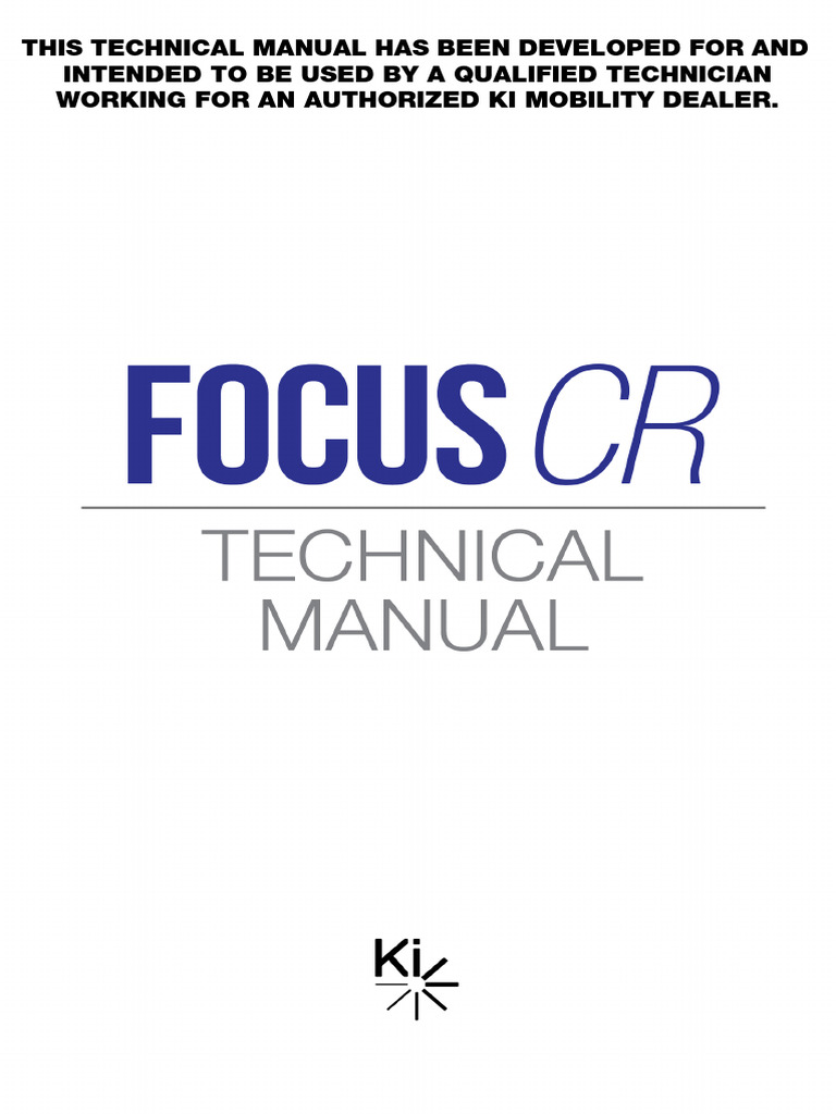 Focus Tech Manual | PDF | Wheelchair | Vehicles