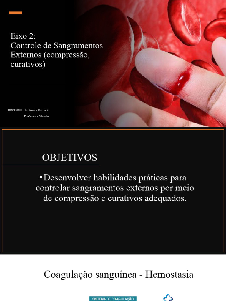 Hemorragia Externa | PDF | Hemostasia | Coagulação