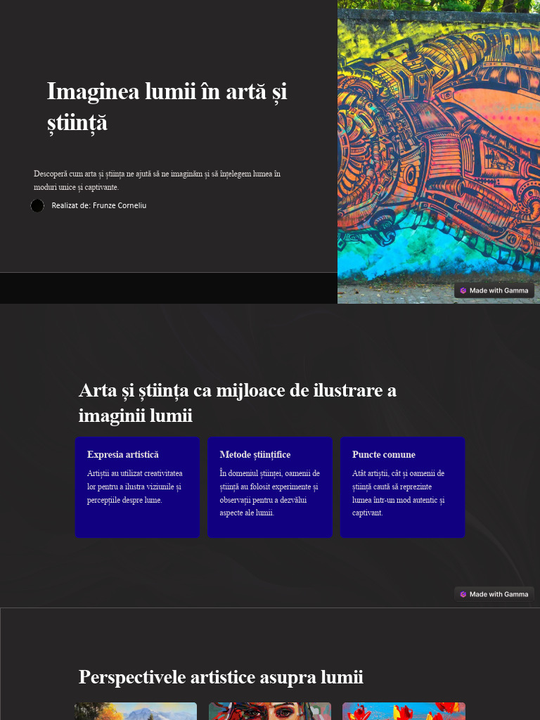 Imaginea Lumii in Arta Si Stiinta | PDF