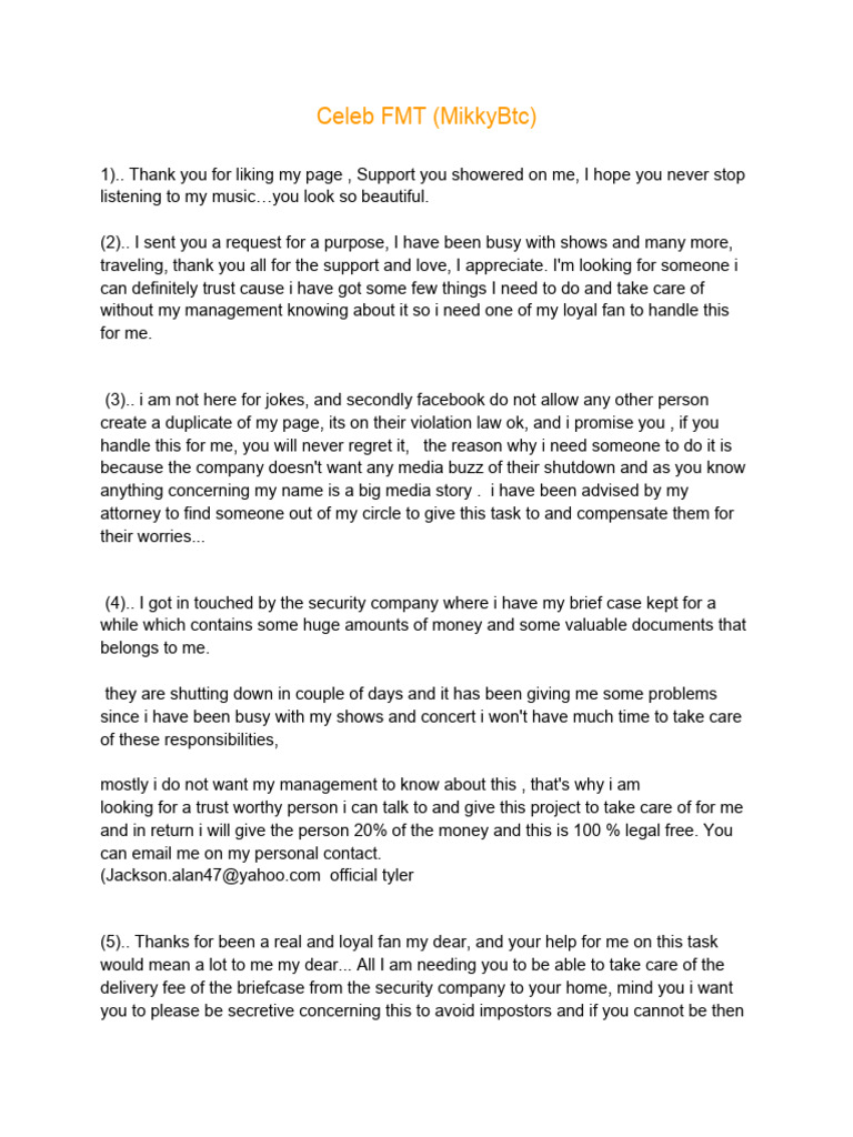 Celeb FMT Otilor | PDF