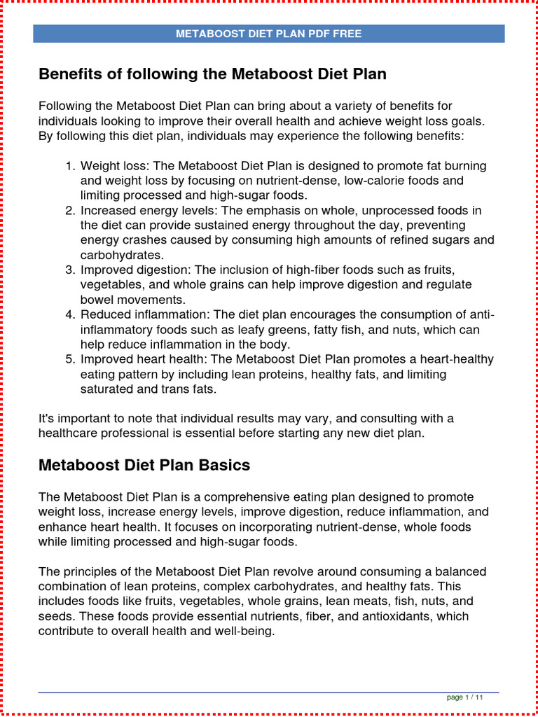 Short Plan | Download Free PDF | Dieting | Healthy Diet