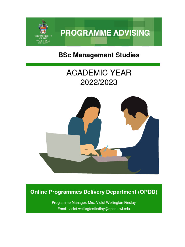 BSc Management Studies Guide | PDF | Bachelor Of Science | Academic Degree