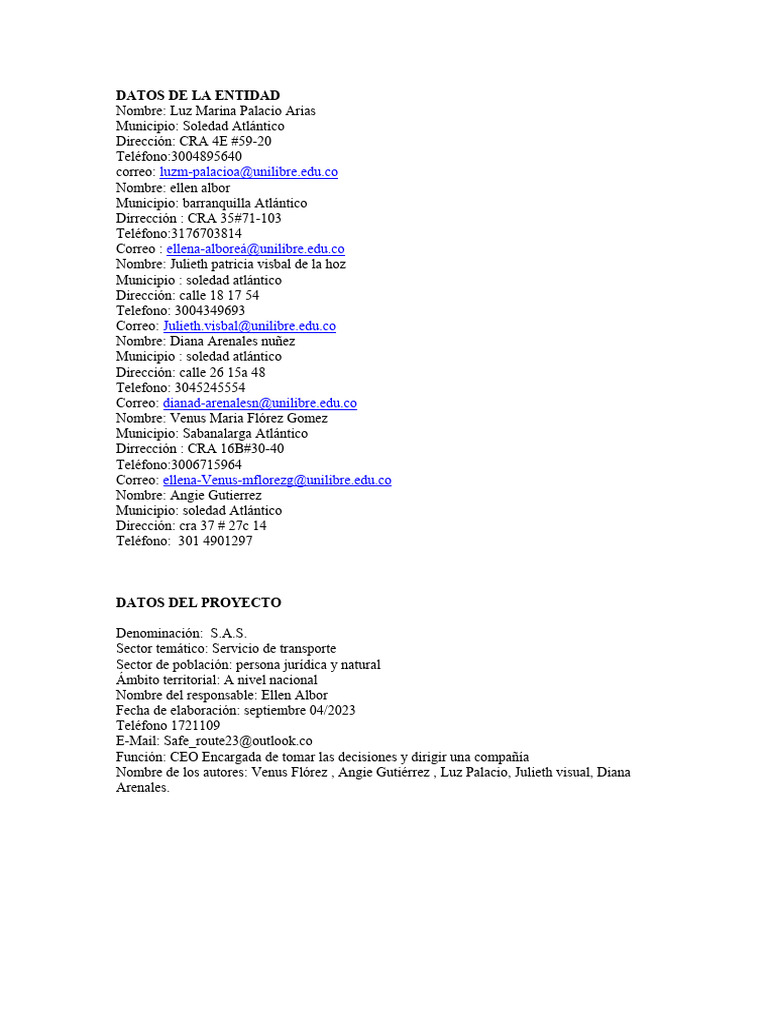 Proyecto Safe Rout | PDF | Transporte | Logística