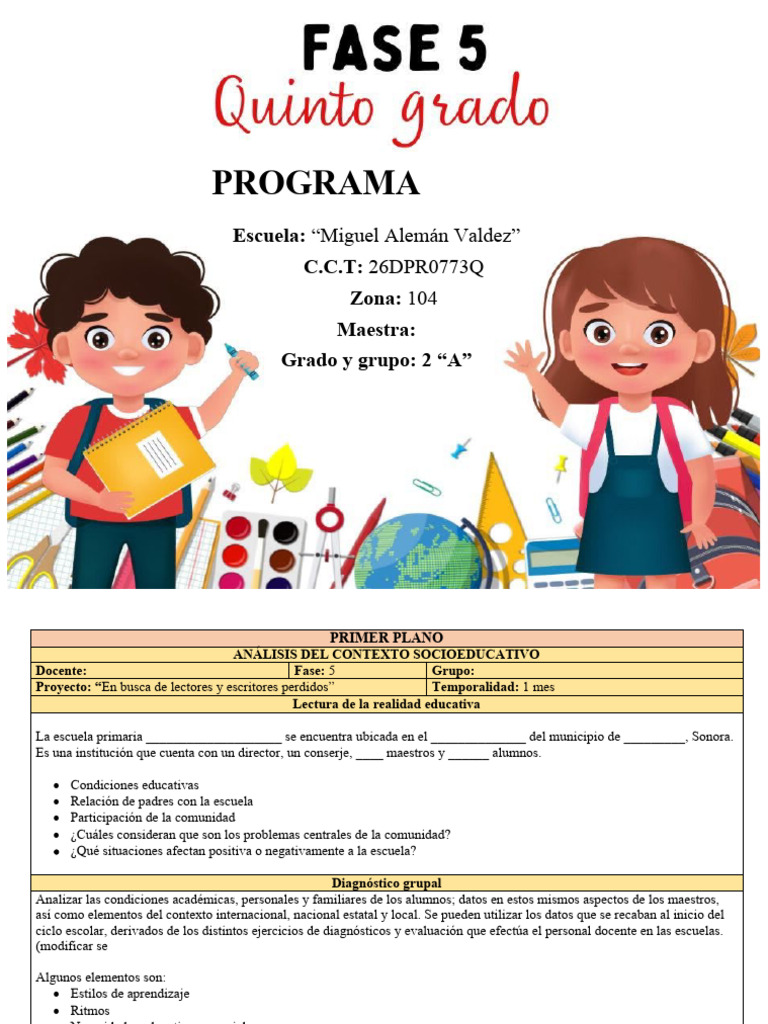 Programa Analitico 5to | PDF | Biodiversidad | Corazón