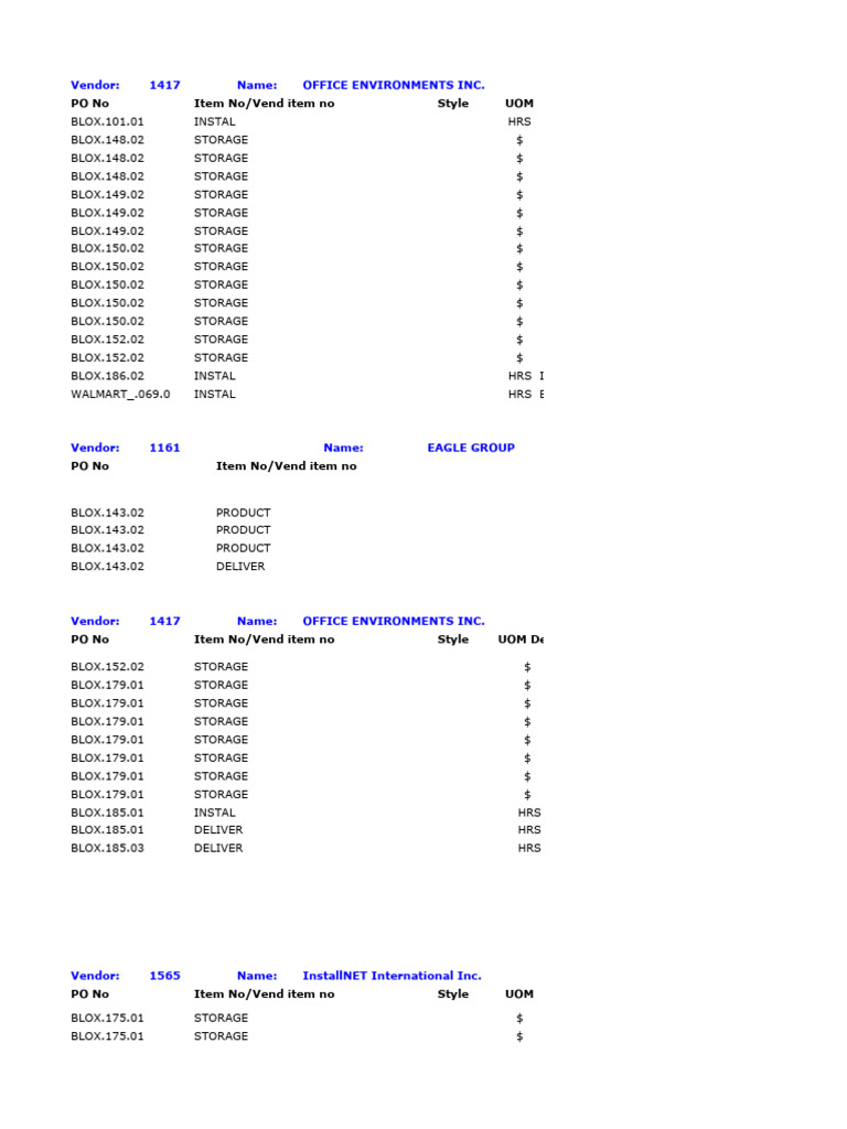 AP Open PO Received | PDF
