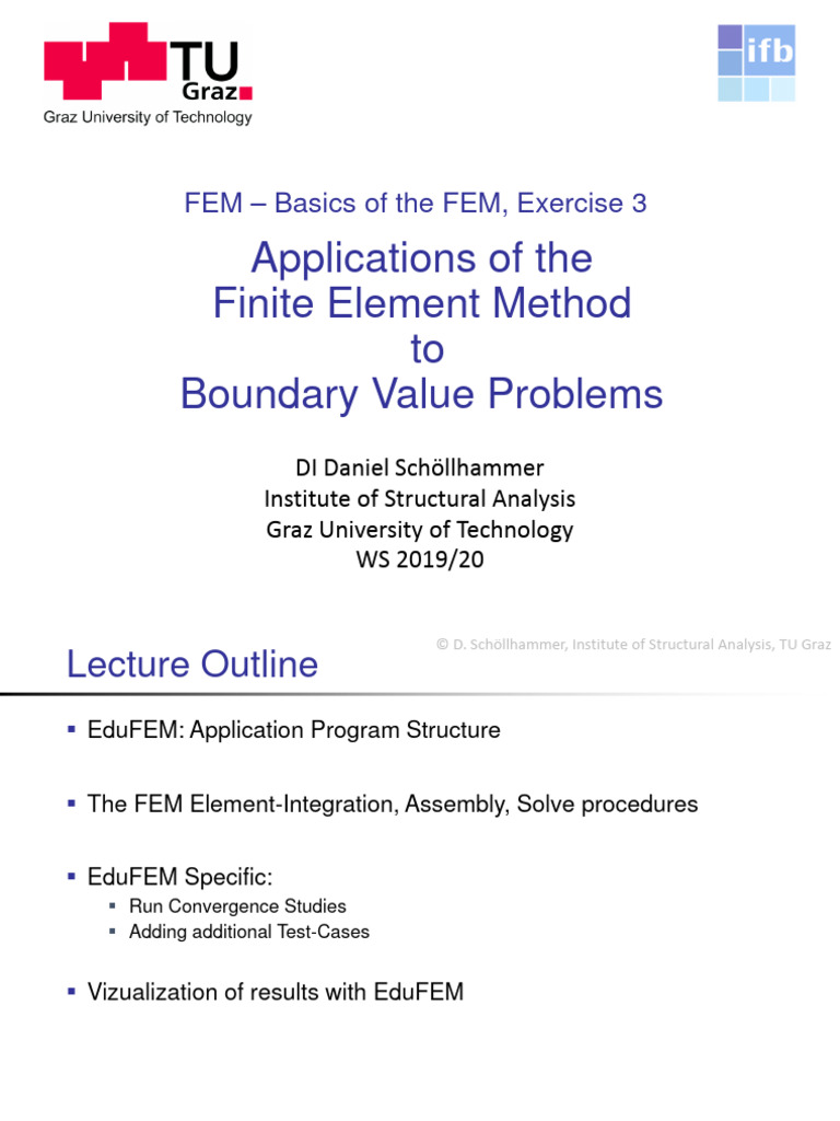 Applications of The Finite Element Method To Boundary Value Problems | Download Free PDF ...