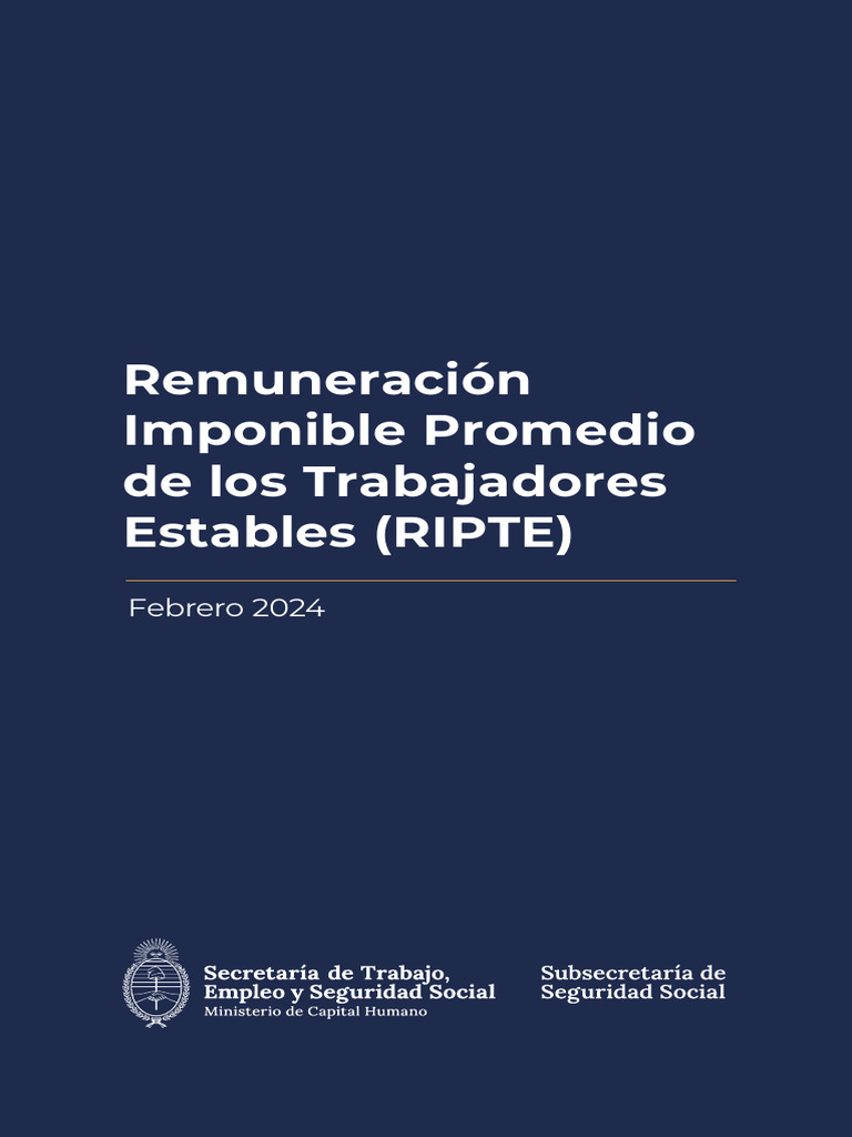 RIPTE: Evolución Salarial 1994-2006 | PDF