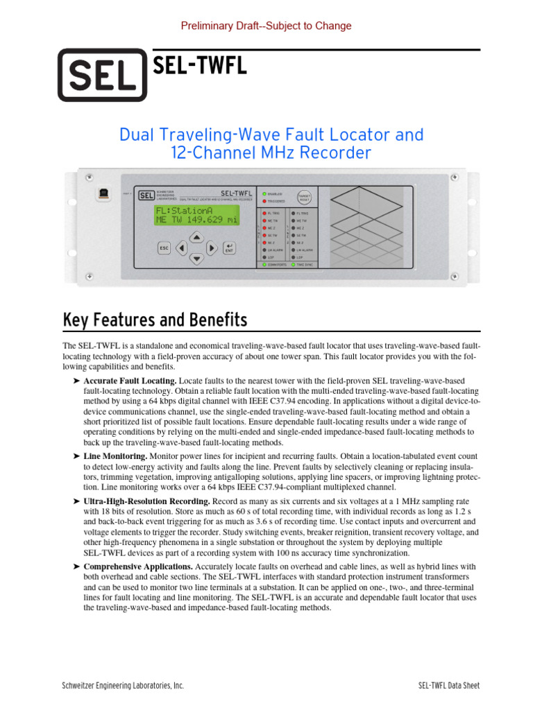 TWFL DS 20240123 B | PDF | Relay | Multiplexing