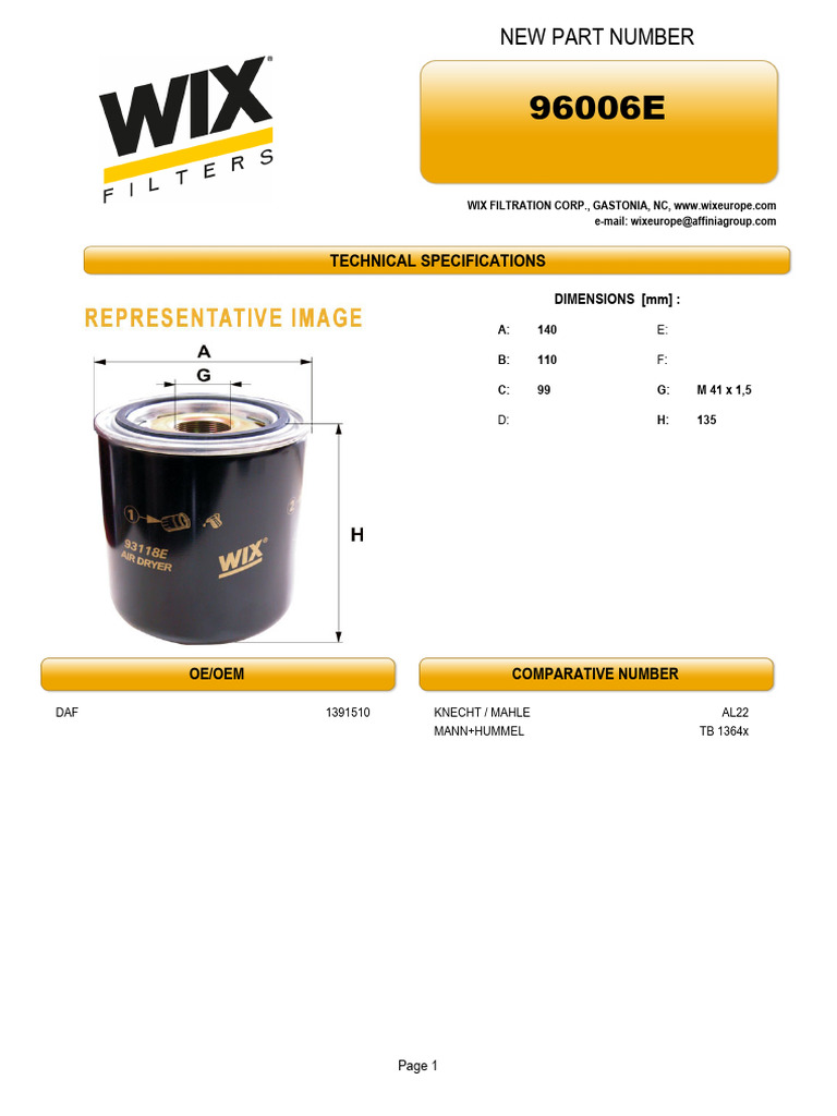 New Part Number: Technical Specifications | PDF | Technology & Engineering
