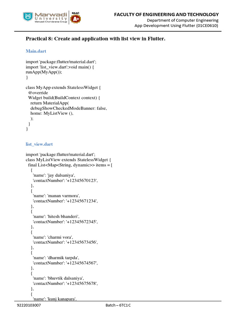 Practical 8 | Download Free PDF | Software Development | Software