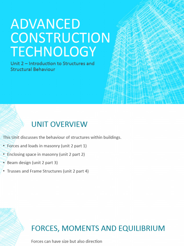 Unit 2 Part 1 - No Record | PDF | Force | Masonry