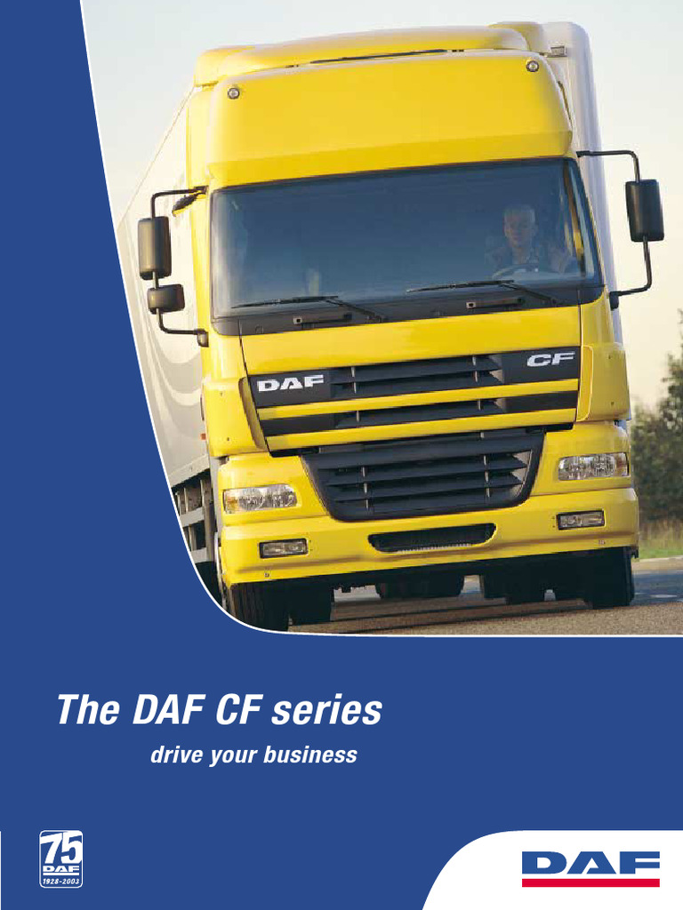 DAF CF Series: Performance & Specifications | PDF | Engines | Brake