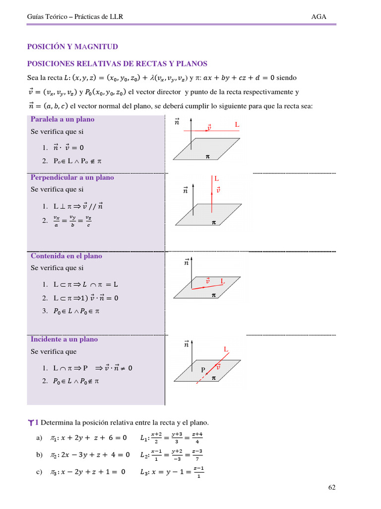 Posición y Magnitud de LLR | PDF | Línea (geometría) | Ecuaciones