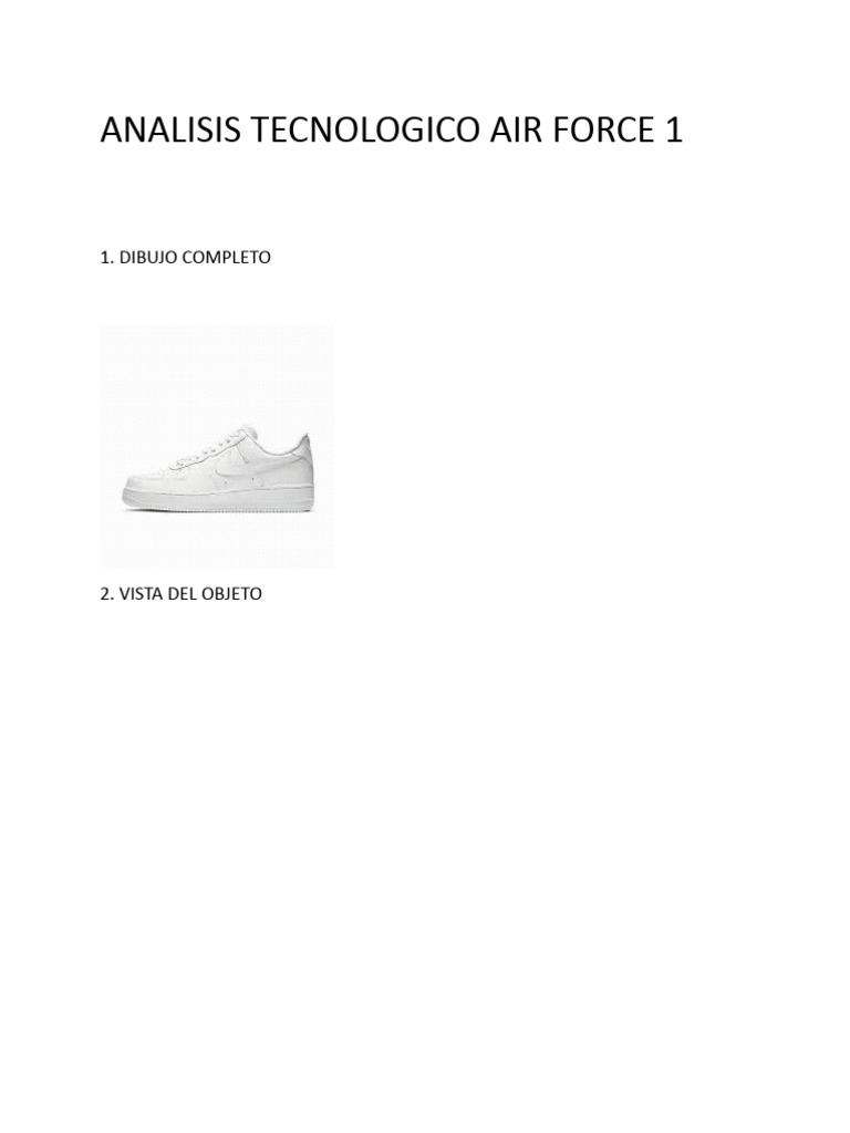 analisis air force 1 | PDF
