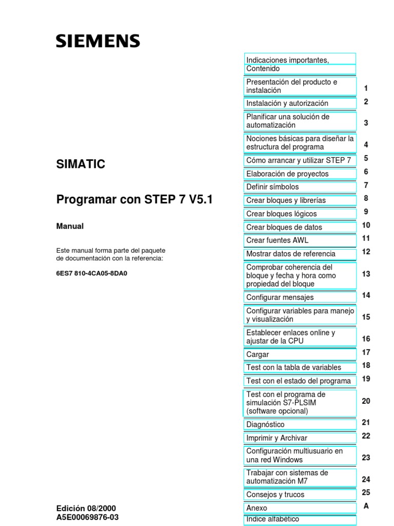 STEP 7 - Programar Con STEP 7 | PDF
