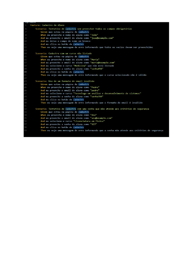 Gherkin | PDF
