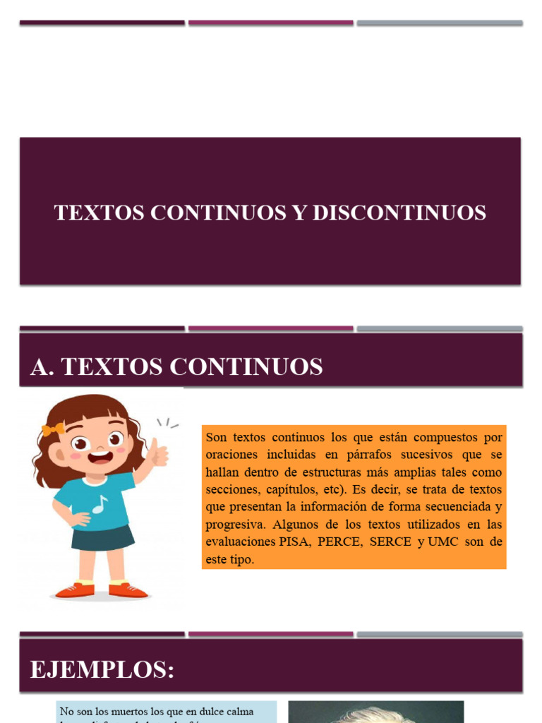 Textos Continuos y Discontinuos | PDF | Memoria