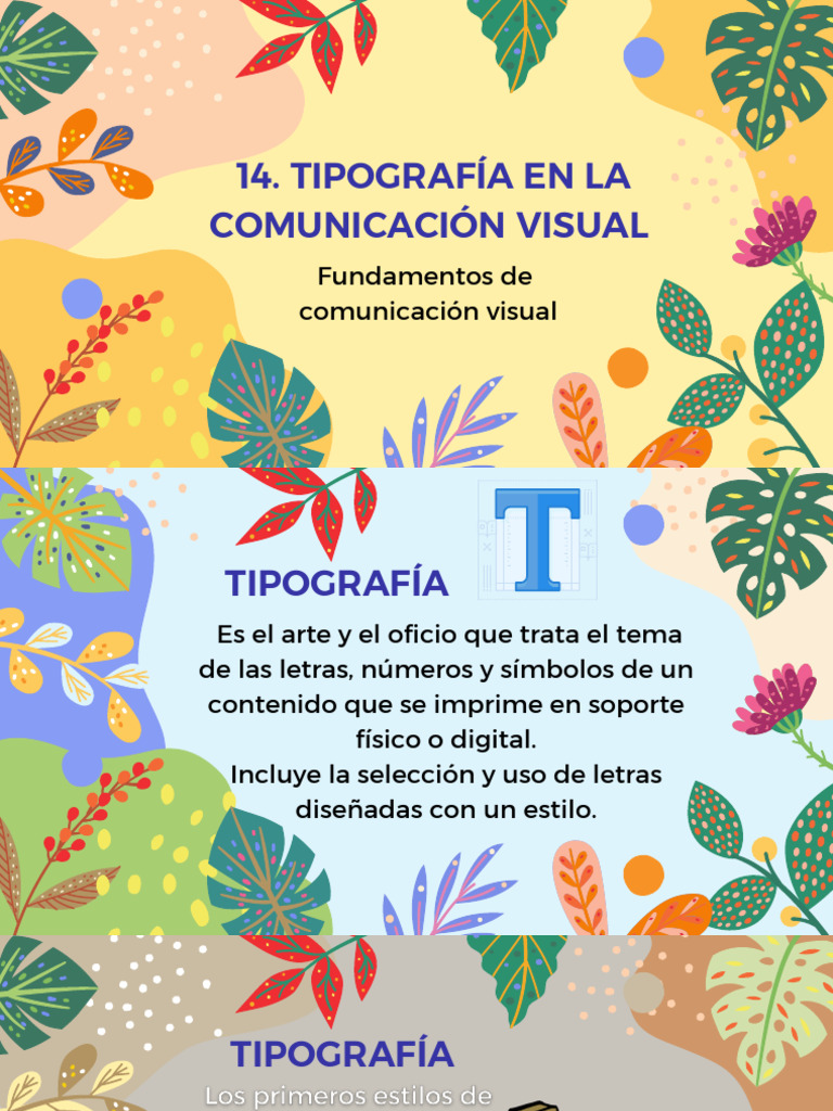 Tipografía en La Comunicación Visual | PDF | Tipografía | Imprenta