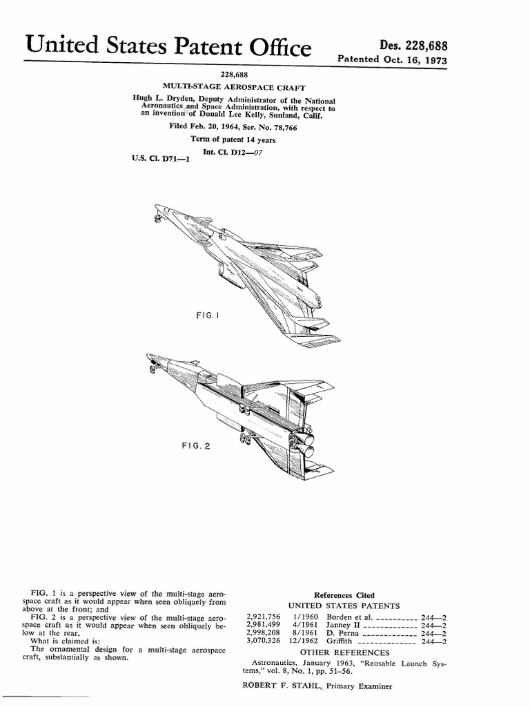Multi-Stage Aerospace Craft Patent | PDF
