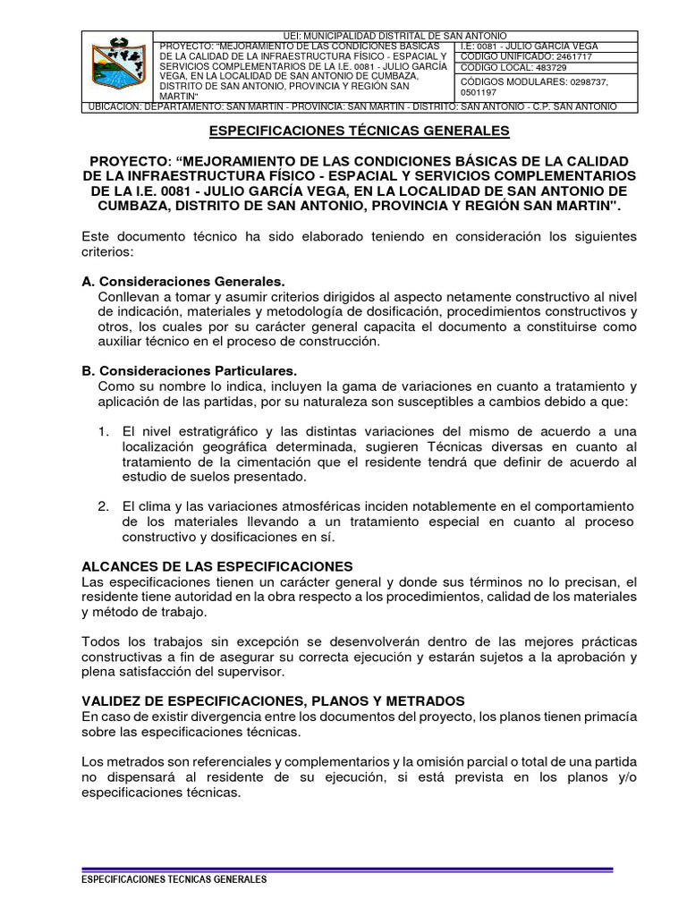 Ee - TT Generales Arquitectura | PDF