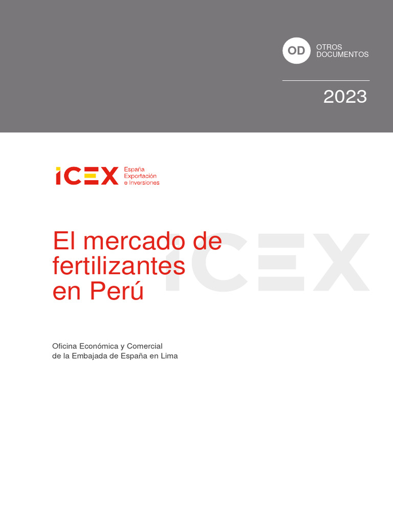 OD - El Mercado de Fertilizantes en Perú 2023 - REV | PDF ...