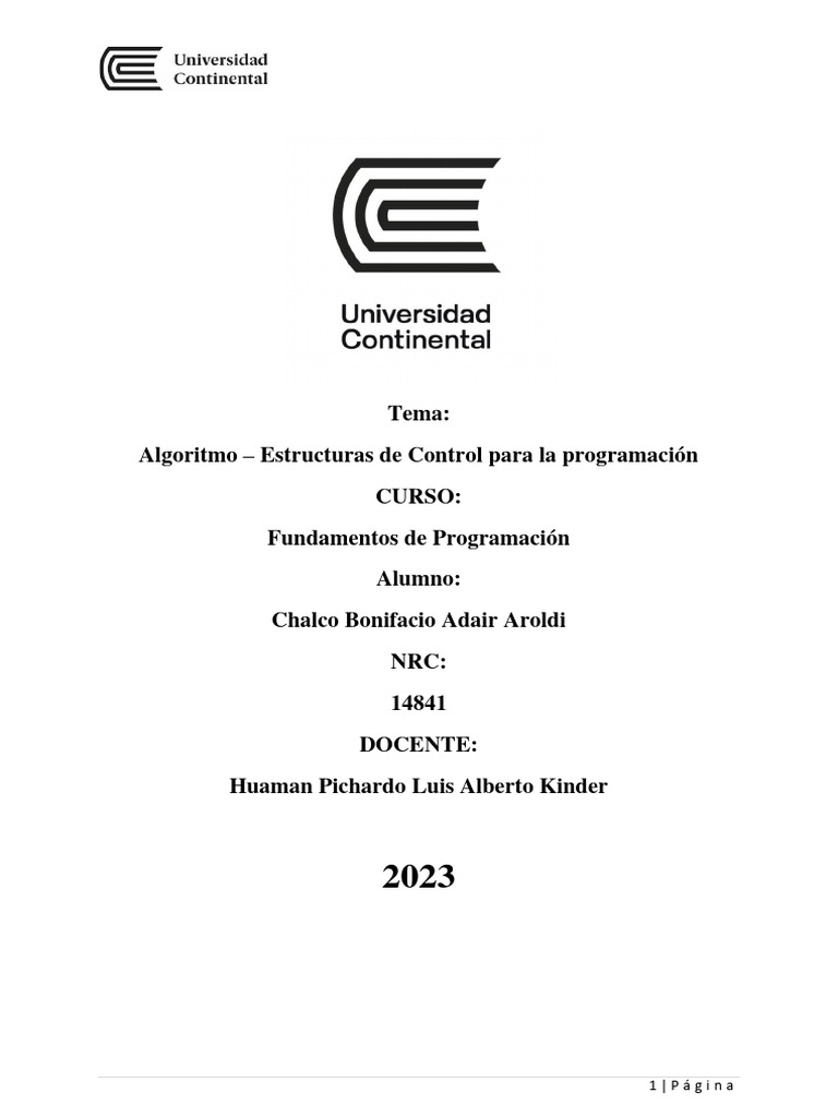 PA 01 Fundamentos Programacion | PDF | Programación de computadoras | C