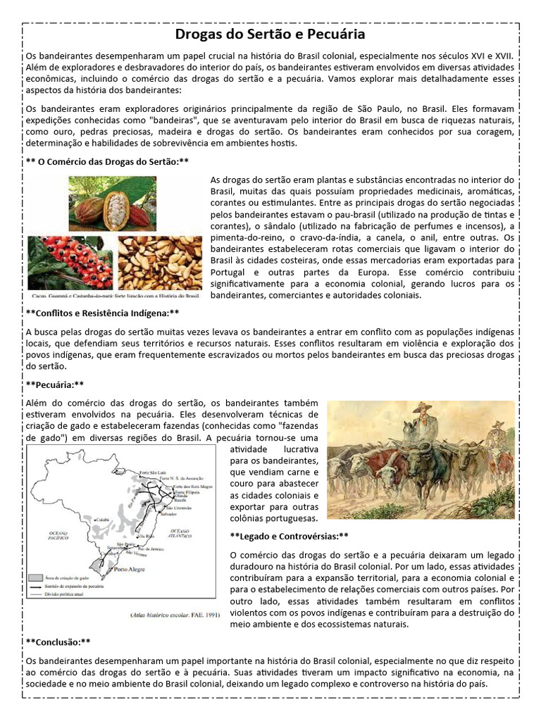 Drogas Do Sertao | PDF | Brasil | Drogas