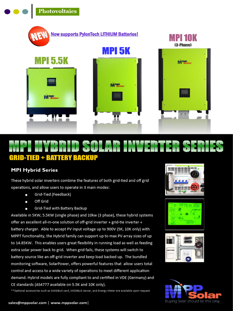MPI-HYBRID | PDF | Solar Power | Electrical Grid