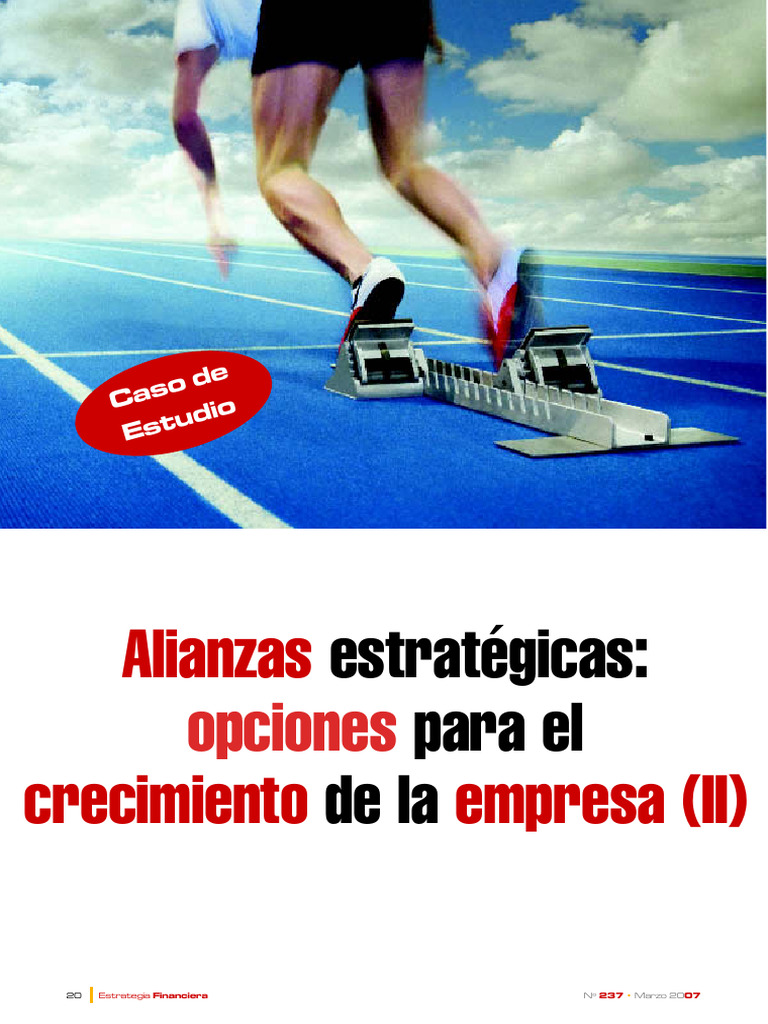 Alianzas estratégicas para el crecimiento | PDF | Proyecto conjunto | Business