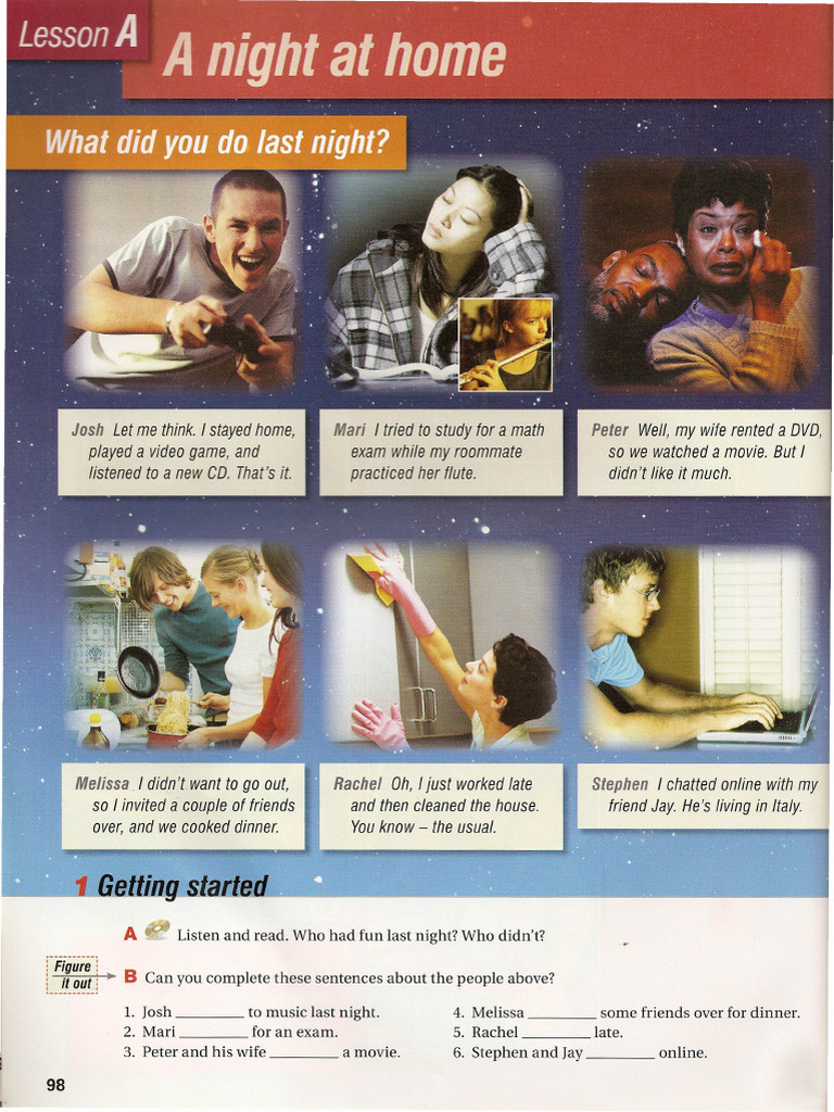 Touchstone 1 - Unit 10 - Lesson A | PDF