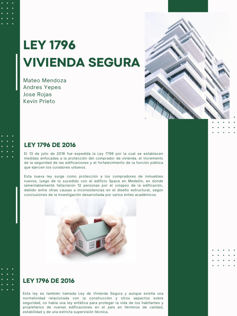 Ley 1796: Protección al Comprador | PDF | edificio