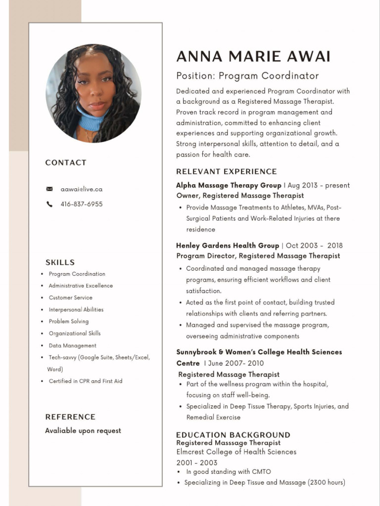 Resume 2024 Anna Marie Awai | PDF