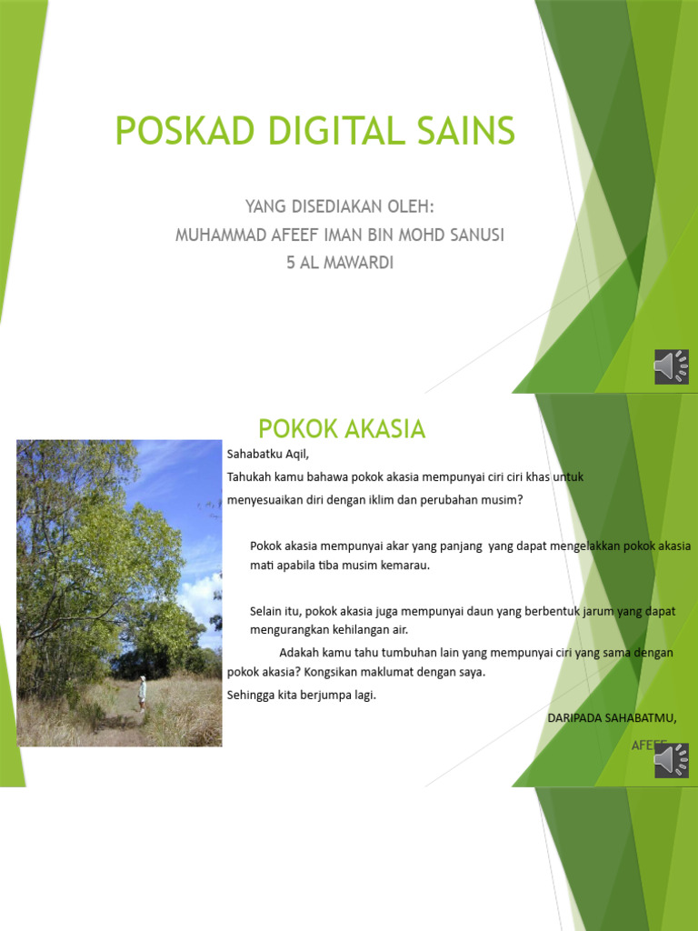 Poskad Digital Sains | PDF