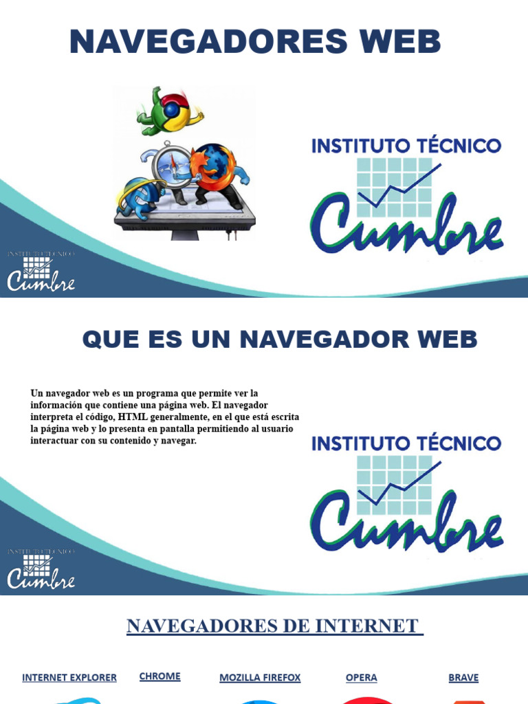 NAVEGADORES | PDF | Red mundial | Internet y web
