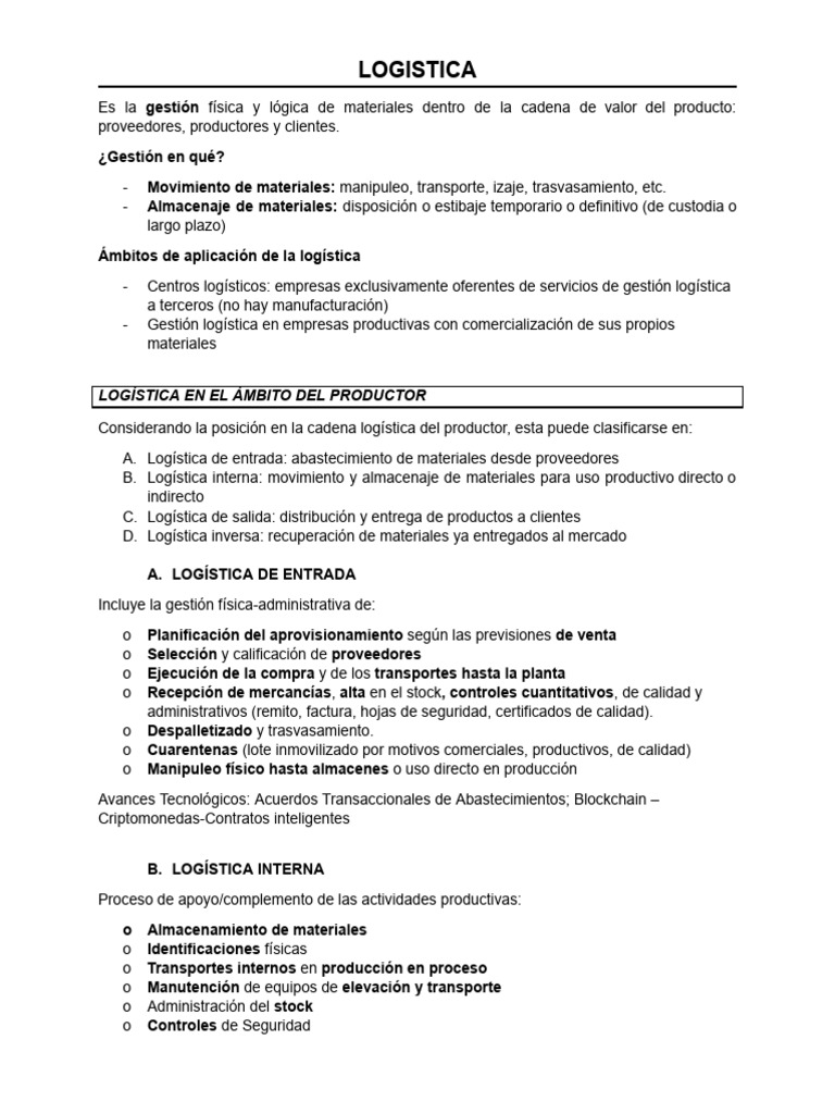 Logistica | PDF | Logística | Almacén