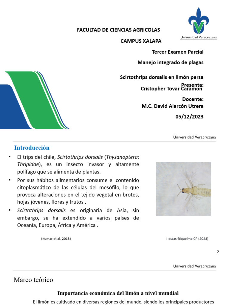 Presentación Examen Oral - MIP - CRISTOPHER TOVAR CARAMON | PDF | Agricultura | Control ...