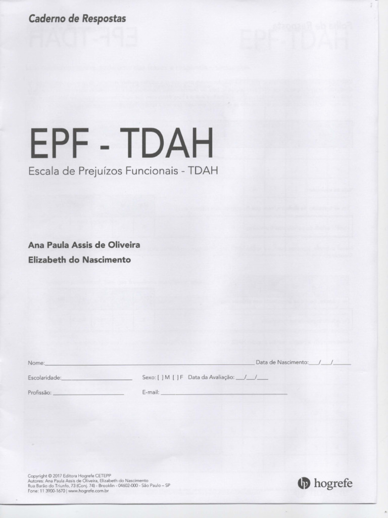 Epf Tdah | PDF