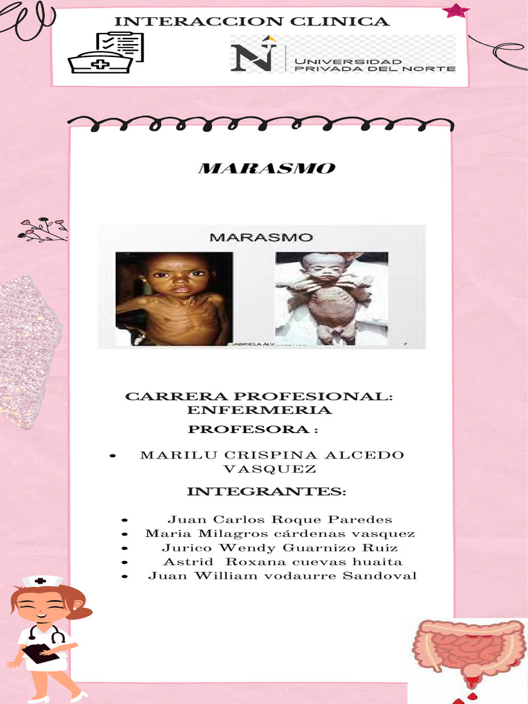 Marasmo | PDF | Medicina CLINICA | Especialidades Medicas