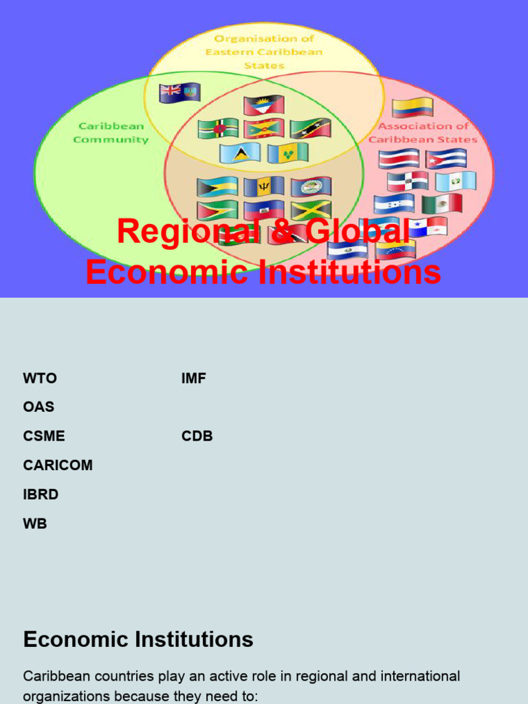 Regional & Global Economic Institutions | PDF | International Monetary ...