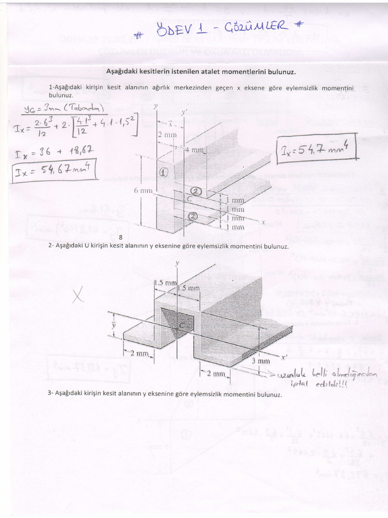 Odev-1 Cozumler | PDF