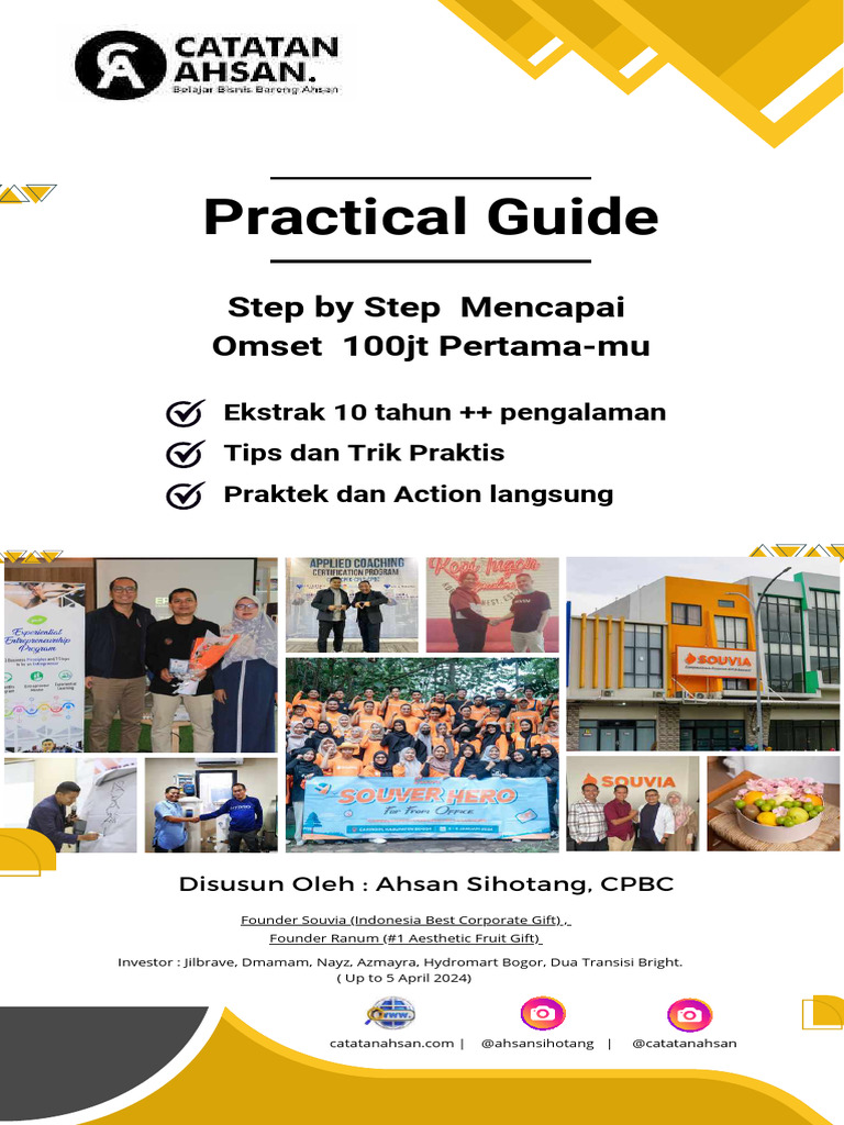 Buku Saku Pengantar Bisnis Untuk Pemula-Compressed | PDF | Karier & Perkembangan | Bisnis