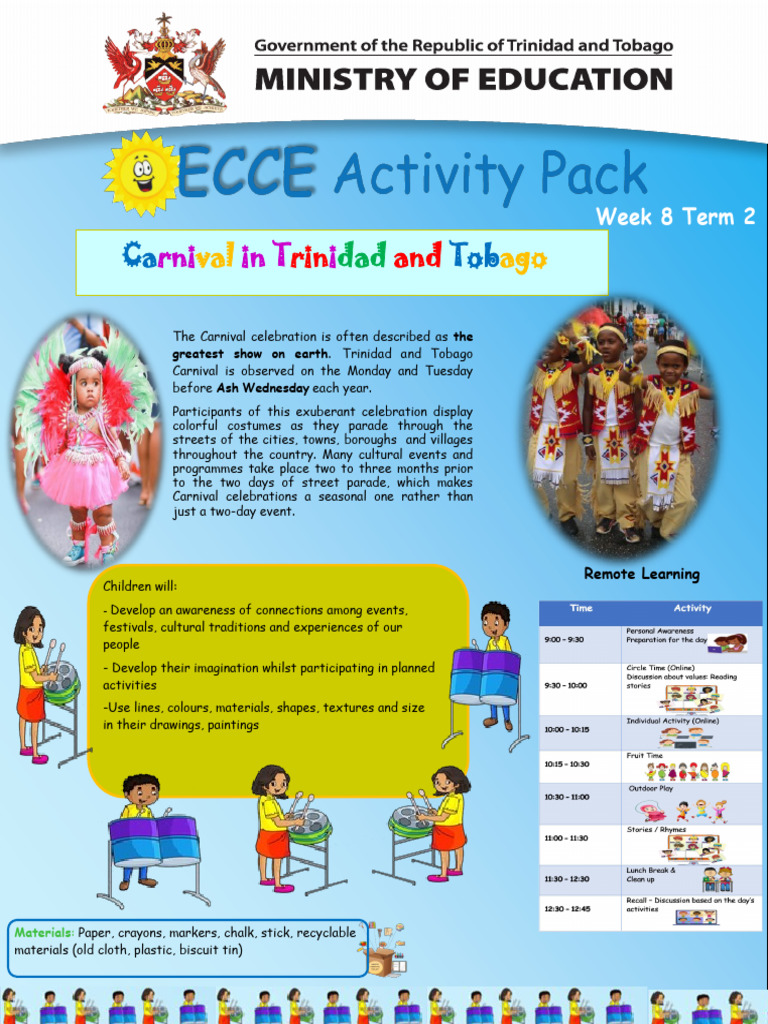ECCE Activity Pack Term 2 Week 8 | PDF | Carnival
