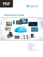 Haiwell HMI & SCADA Solutions | PDF | Scada | Cloud Computing