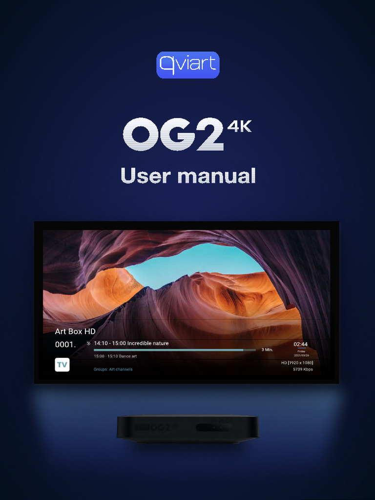 OG2 4K User Manual | PDF | Wi Fi | Computing