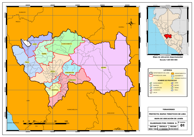 MAPA DE JUNIN | PDF