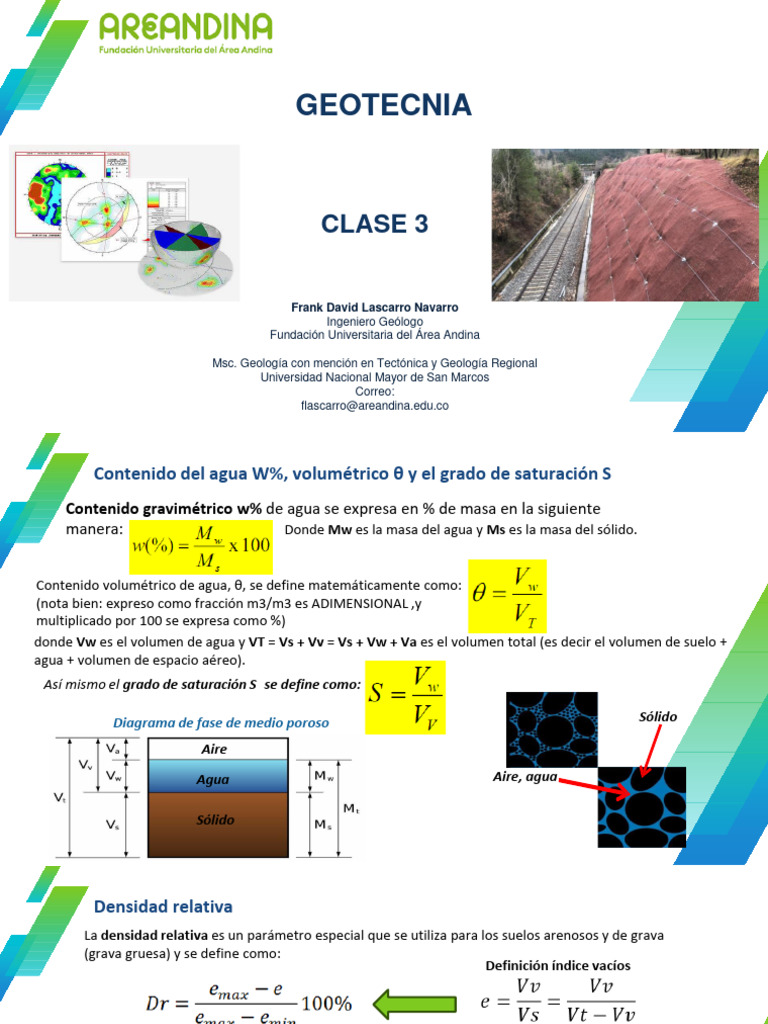 Geotecnia CLASE 3 | PDF | Arcilla | Minerales