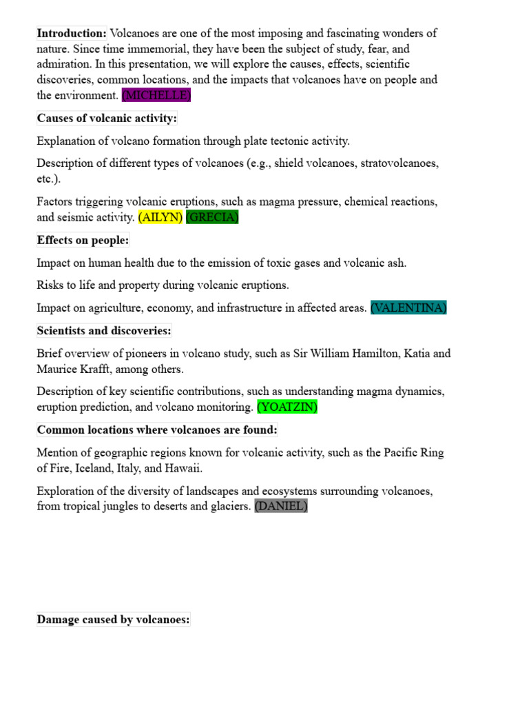 Understanding Volcanoes: Causes and Effects | PDF