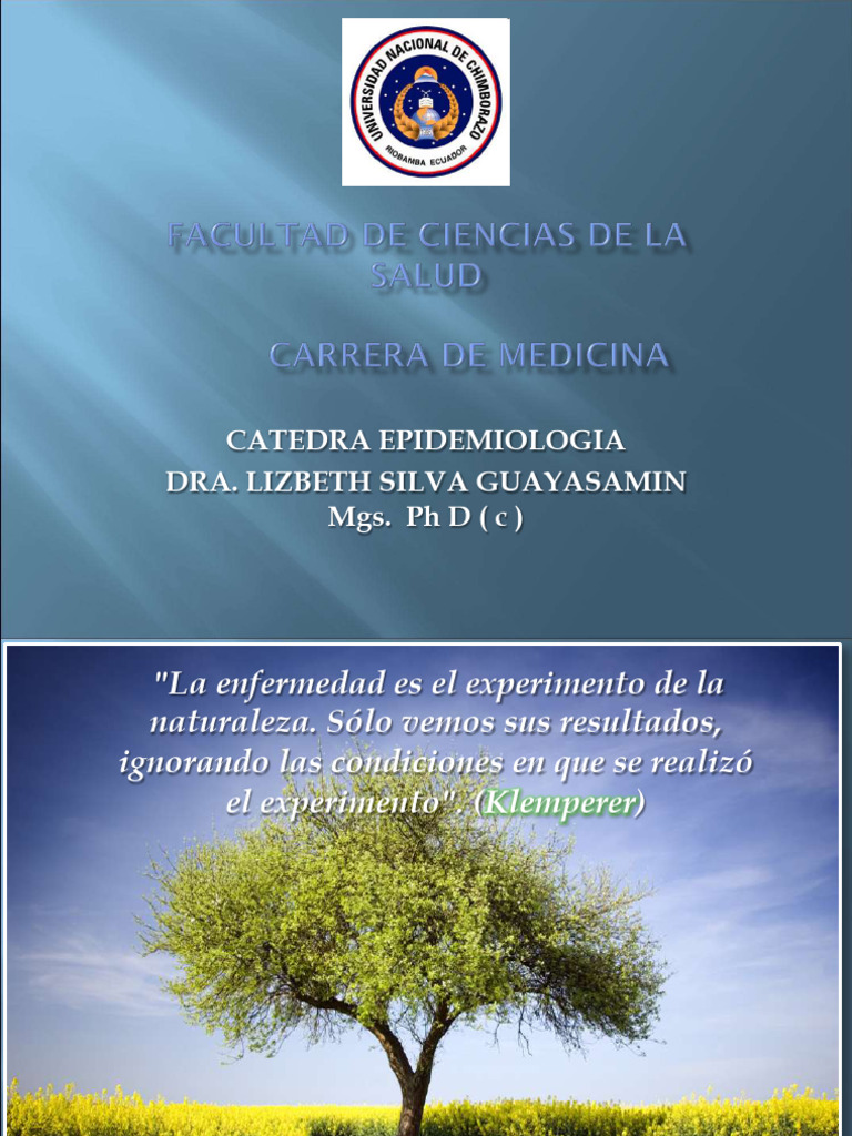 CLASE 1 - Compressed | PDF | Epidemiología | Población